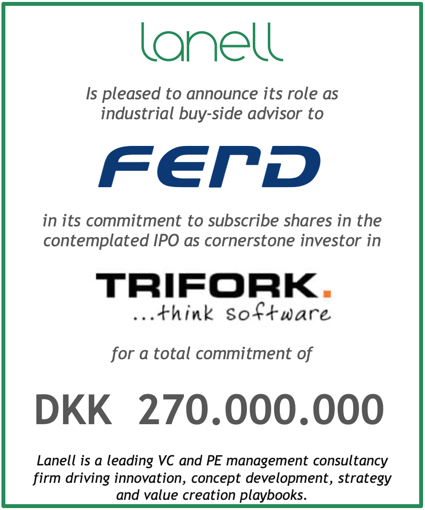 Lanell served as strategic buy-side advisor to Ferd Capital in their ...